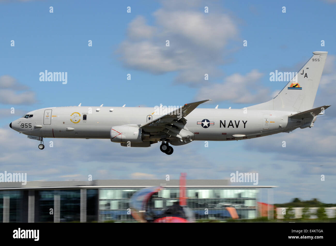 US Navy Boeing P-8 Poseidon is a military aircraft developed for the ...