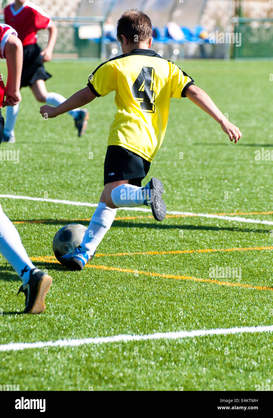 Picture of a football scene Stock Photo - Alamy