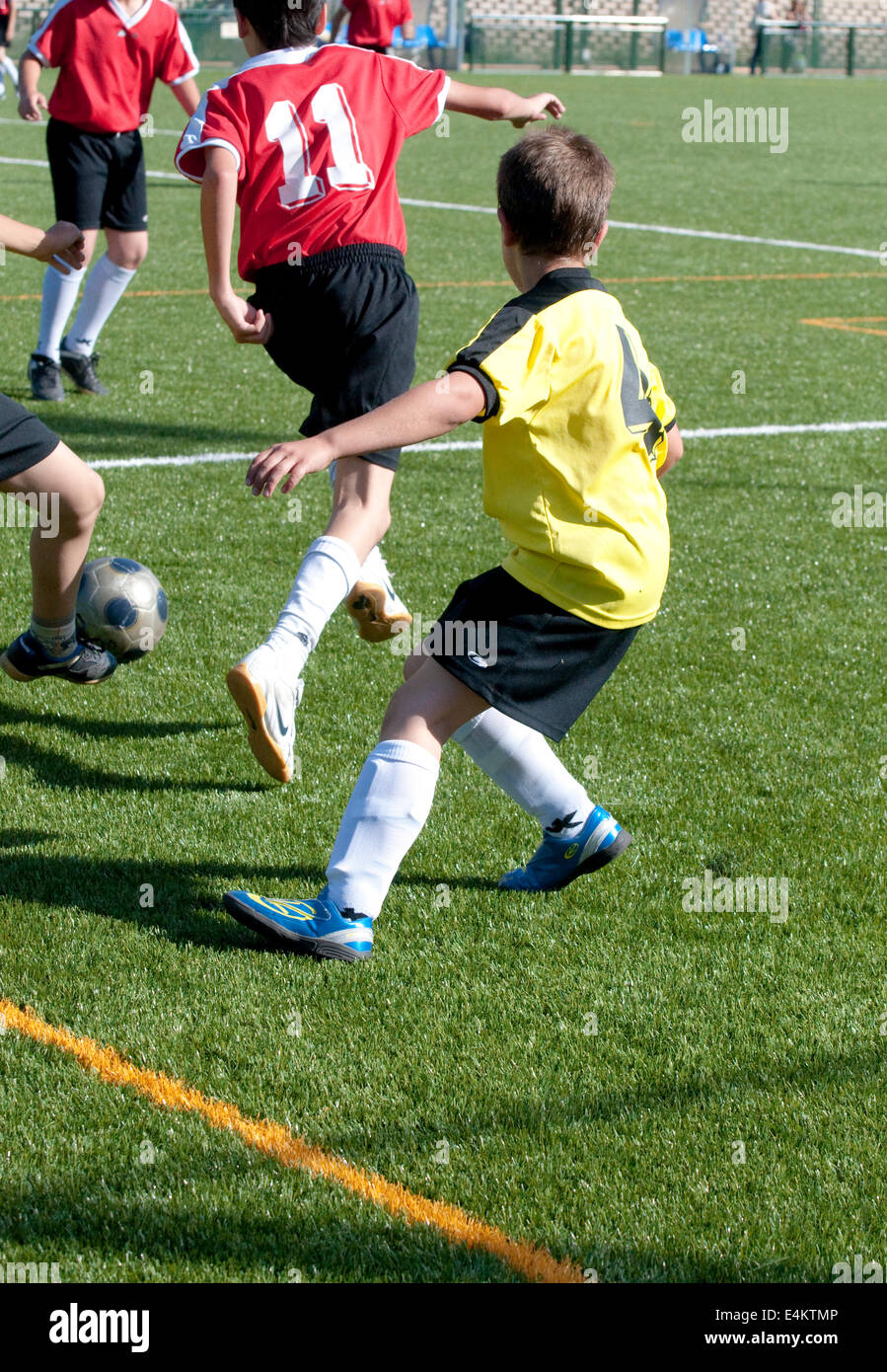 Picture of a football scene Stock Photo - Alamy