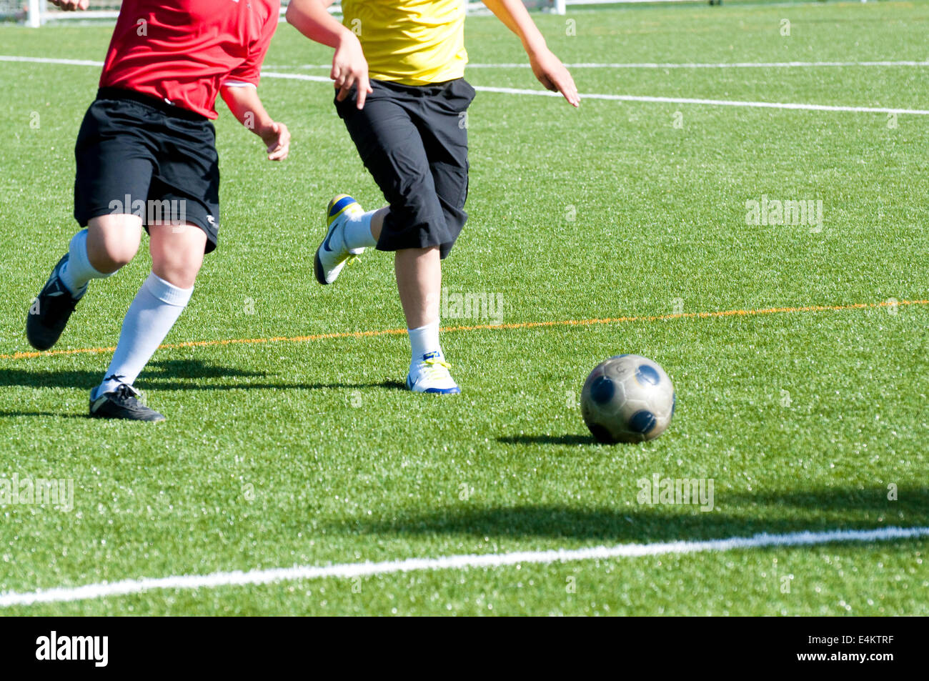 Picture of a football scene Stock Photo - Alamy