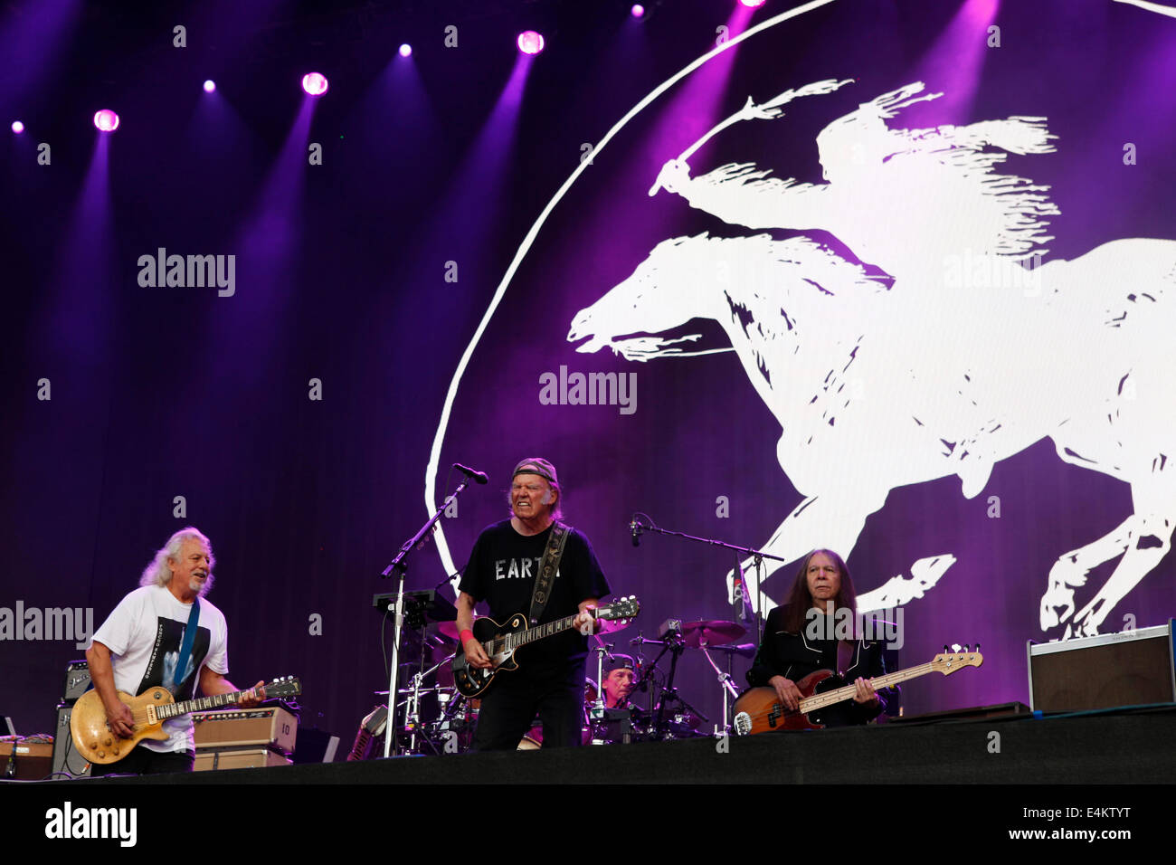 Neil Young and Crazy Horse Live in Hyde Park, London Stock Photo - Alamy
