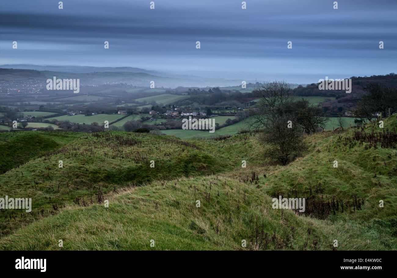 Beautiful sunrise dawn landscape countryside hi-res stock photography ...