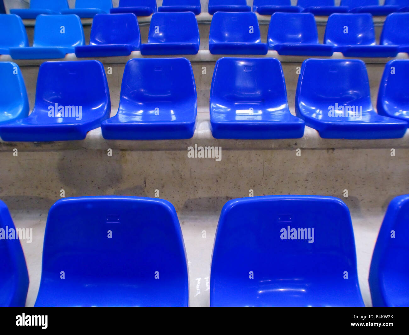 Picture of a row of seats Stock Photo - Alamy