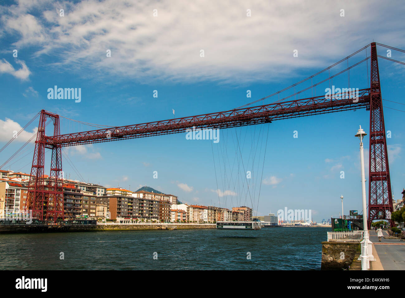 Vizcaya Bridge or Puente Colgante, Portugalete, Biscay, Basque Country ...