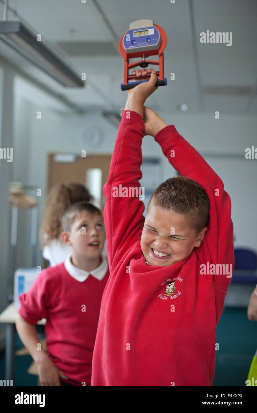 Children from Yeadon Westfield Primary School taking part in activities ...