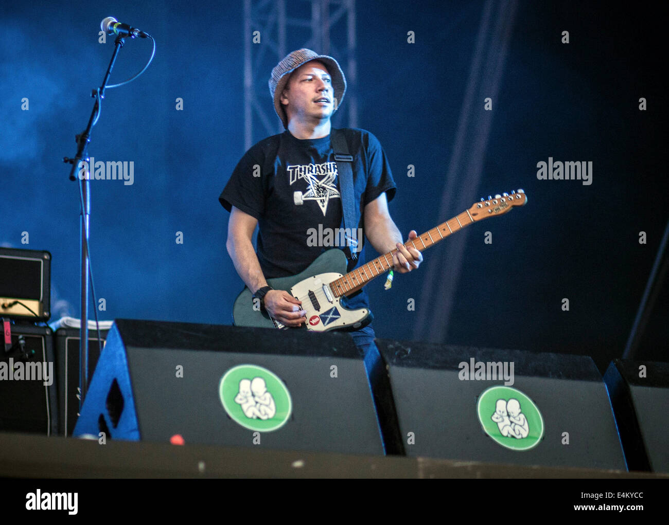Guitarist of the Scottish band Mogwai Stuart Braithwaite performs at ...