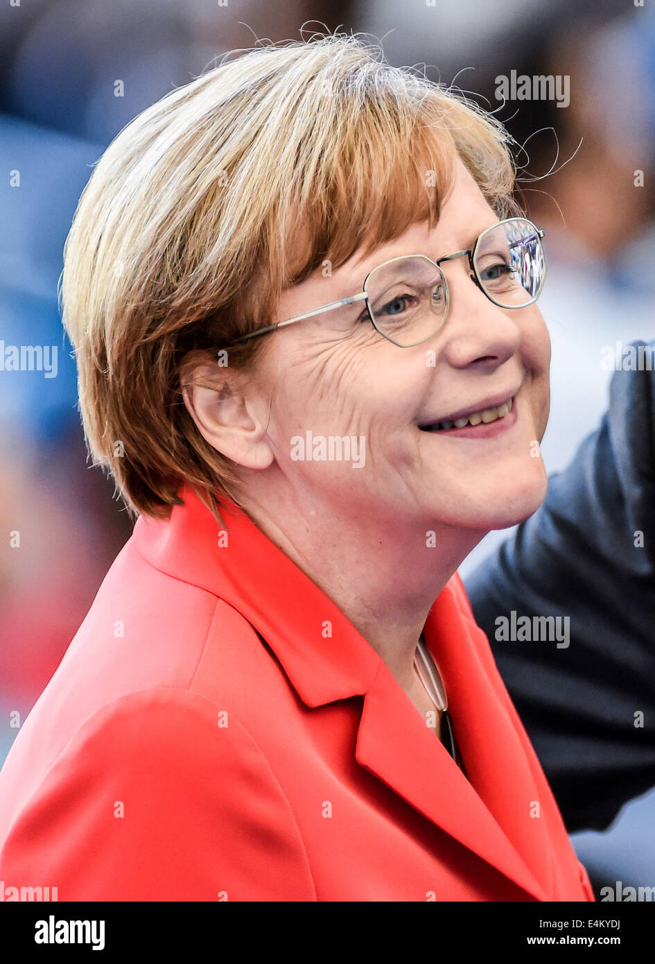 Rio de Janeiro, Brazil. 13th July, 2014. German chancellor Angela ...