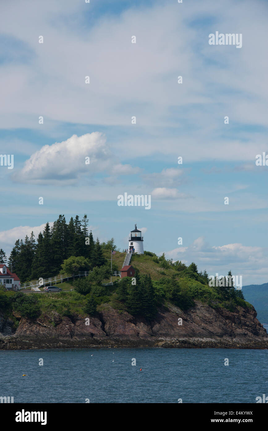Maine, Rockland, Penobscot Bay. Owls Head State Park, historic Owls ...