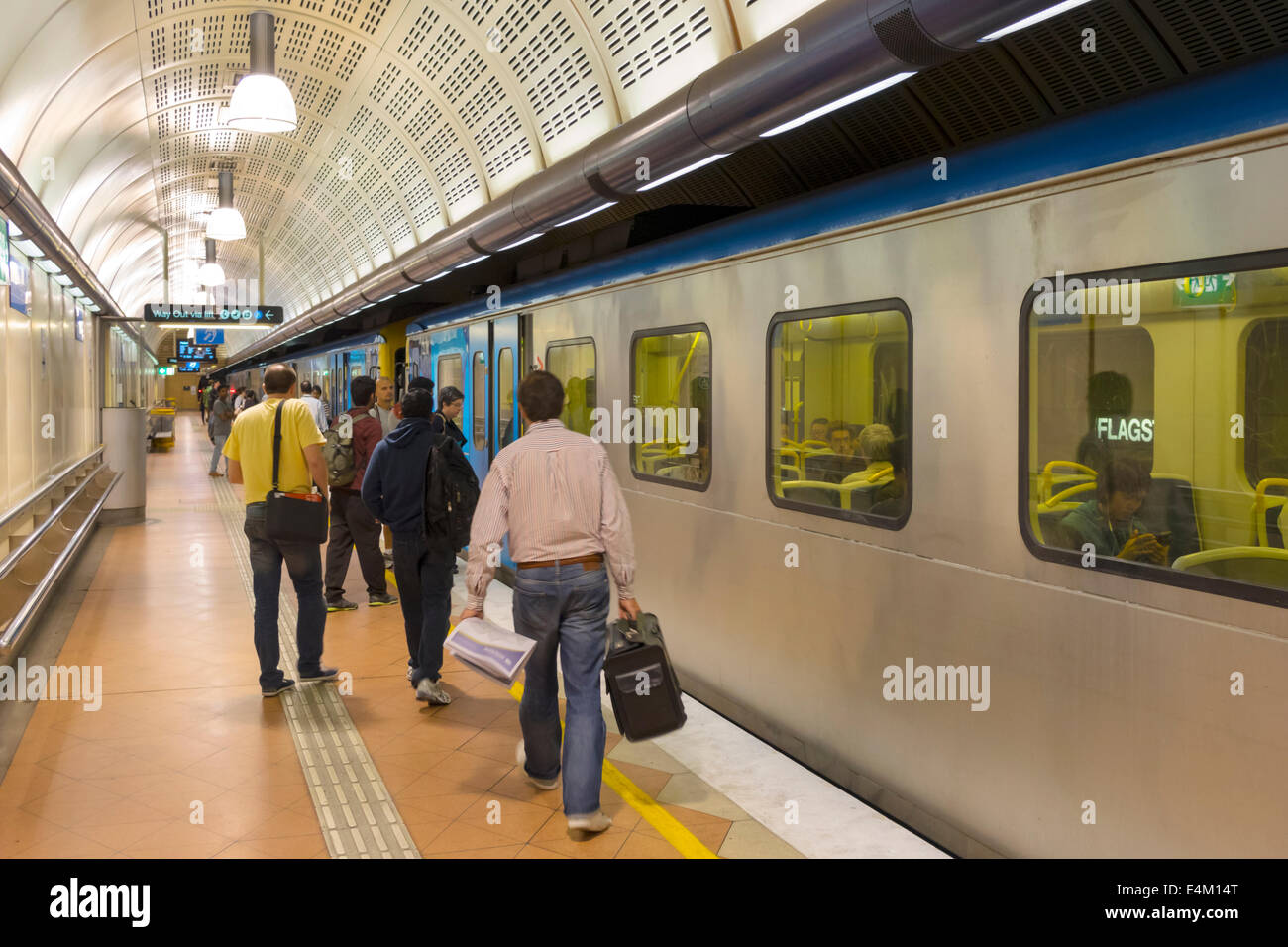 Melbourne Australia,Flagstaff Railway Station,Metro Trains Rail Network ...