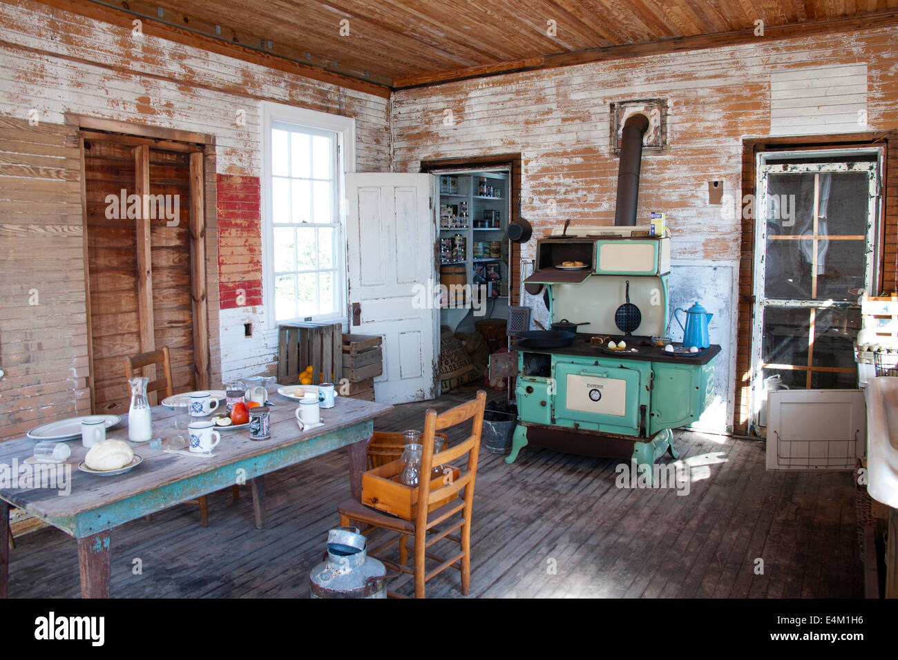 Replica of a 1911 cook house used by the U.S. Life-Saving Service along ...