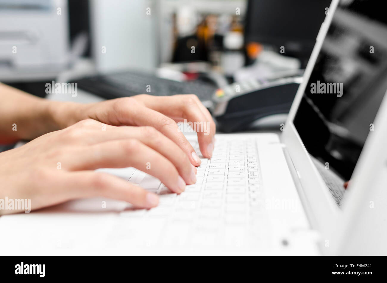 Fingers on keypad hi-res stock photography and images - Alamy