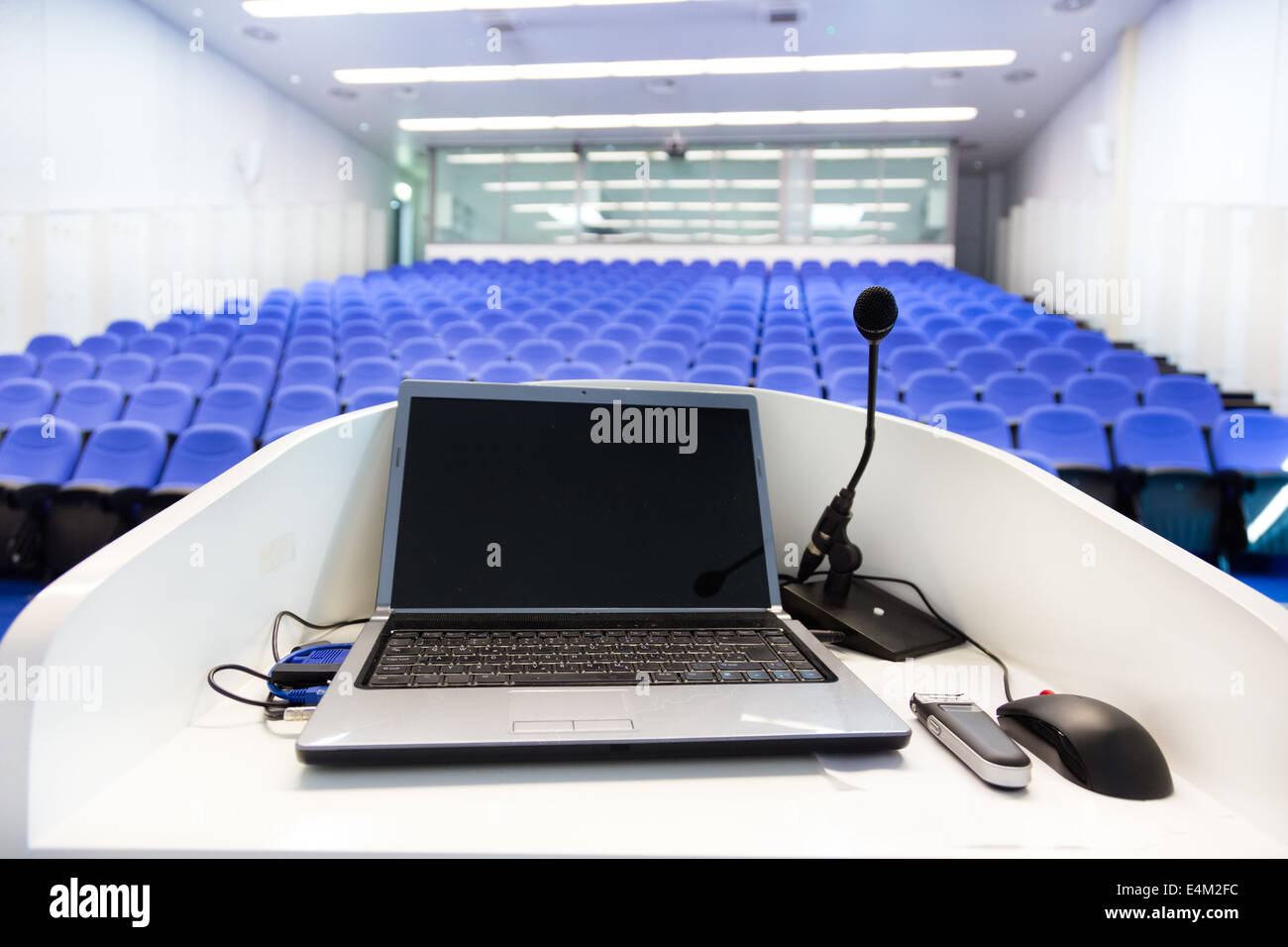 Rostrum microphone in conference hi-res stock photography and images ...