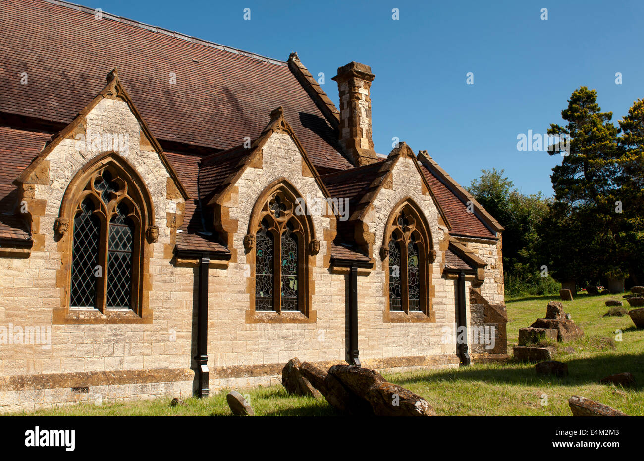 St Mary and St Margaret`s Church, Combrook, Warwickshire, England, UK ...