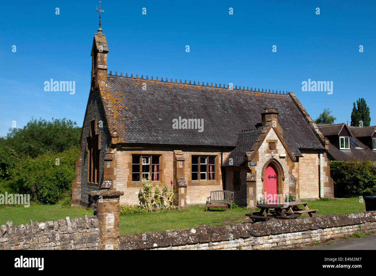 The village hall, Combrook, Warwickshire, England, UK Stock Photo - Alamy