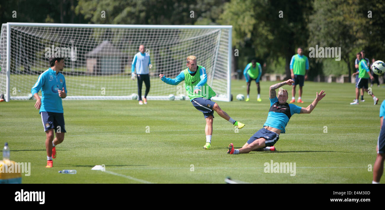 St. Andrews, Scotland, UK. 14th July, 2014. Manchester City training in ...