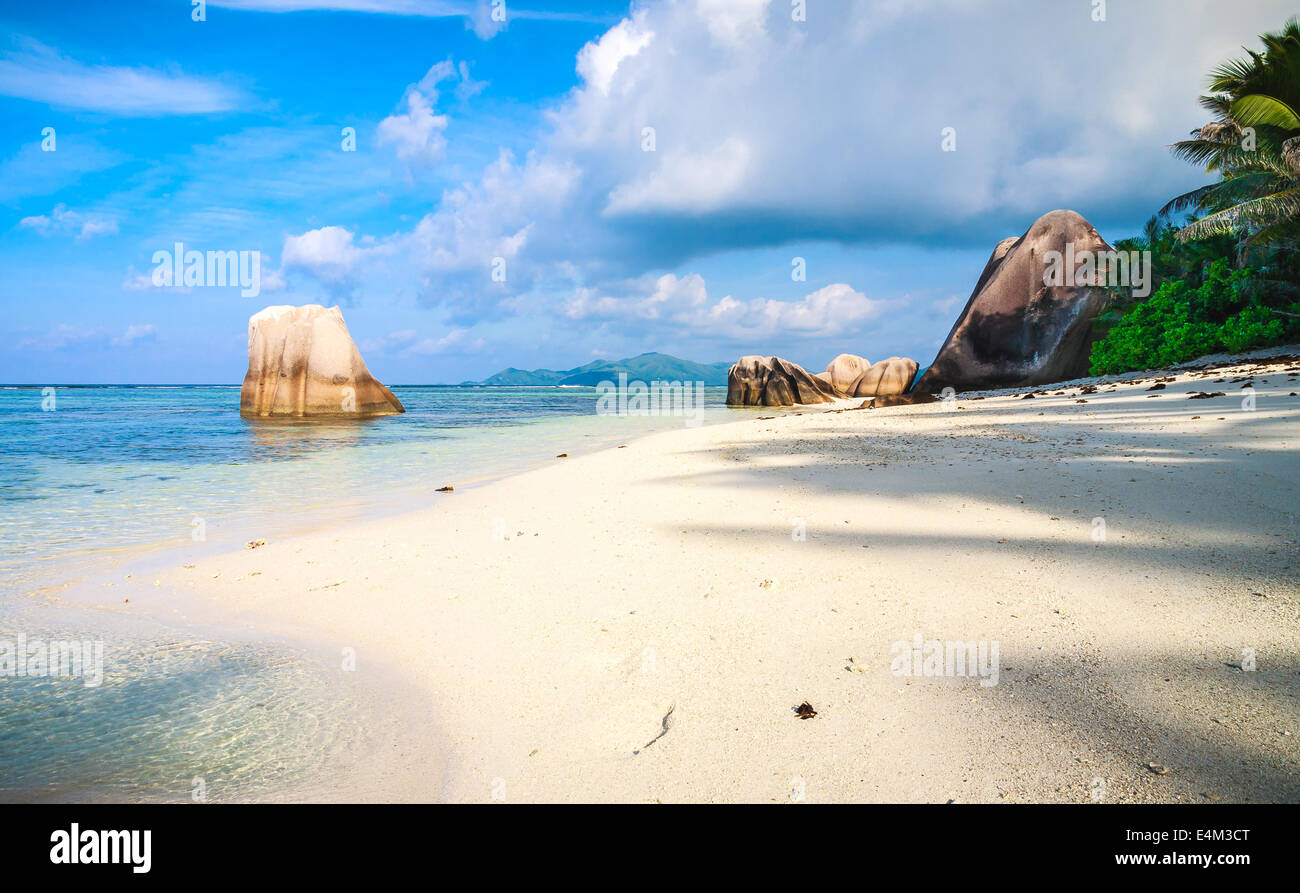 Beautiful Tropical Beach With No People Stock Photo - Alamy