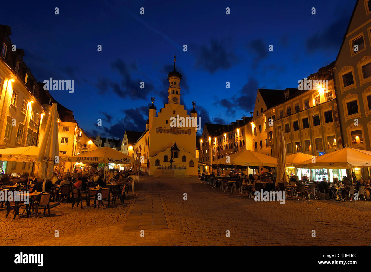 Kempten, Allgau, Town Hall, Rathaus, Allgaeu, Bavaria, Germany Stock ...