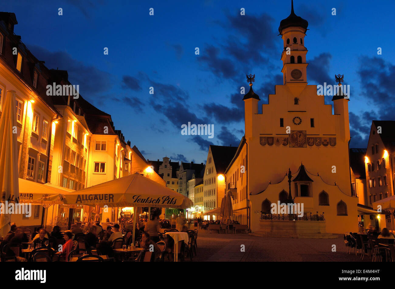 Kempten, Allgau, Town Hall, Rathaus, Allgaeu, Bavaria, Germany Stock ...