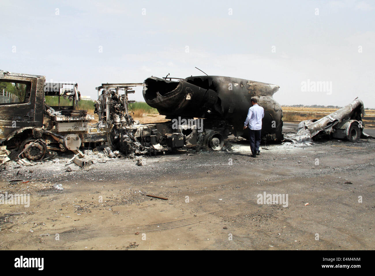Burnt out tank hi-res stock photography and images - Alamy
