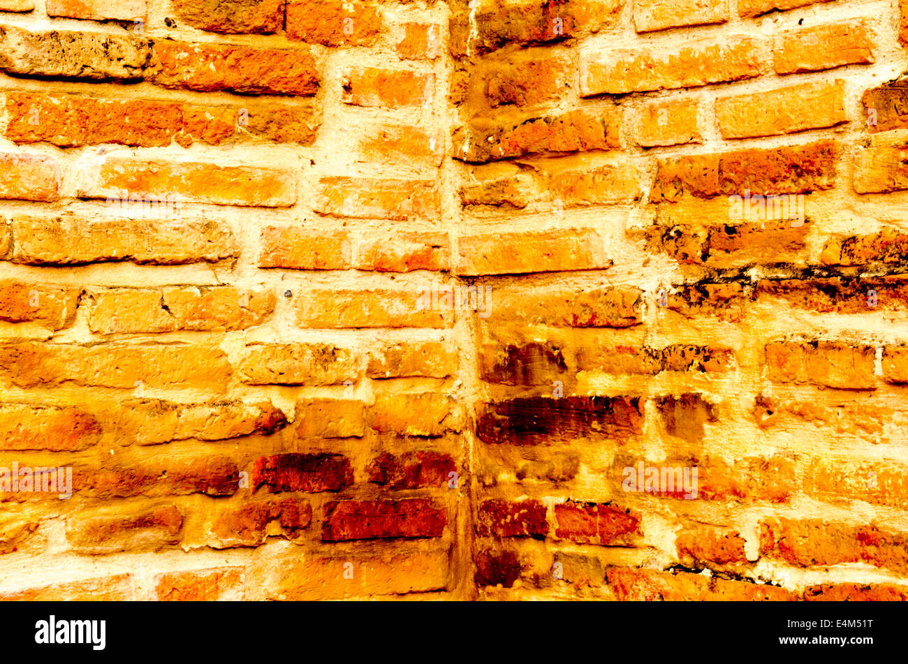 White brick wall corner background hi-res stock photography and images ...