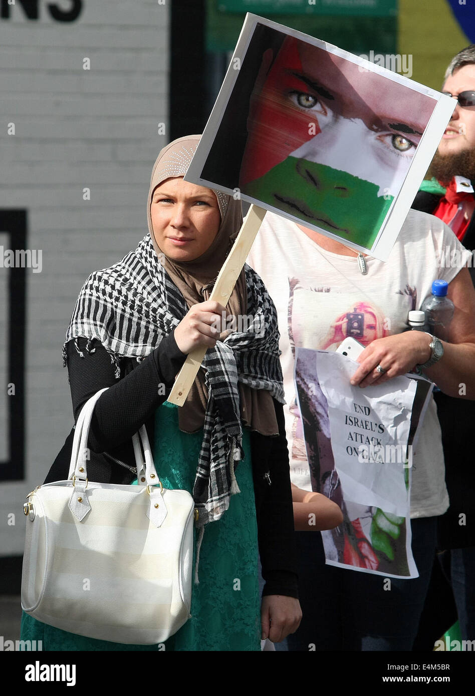 Falls Road and Divis Street, Belfast, Northern Ireland. Monday 14th ...
