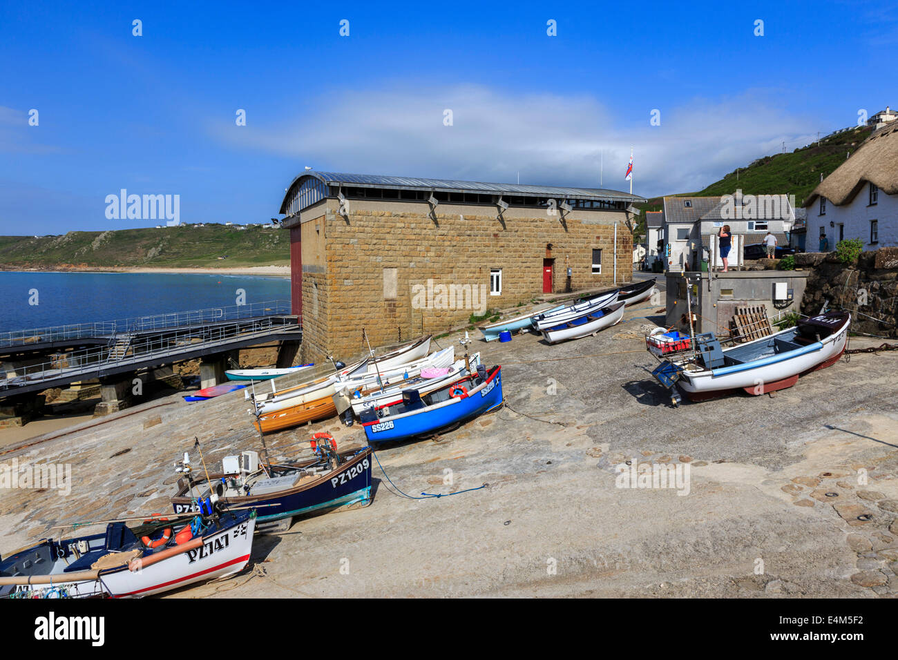 sennen cove cornwall england uk Stock Photo - Alamy