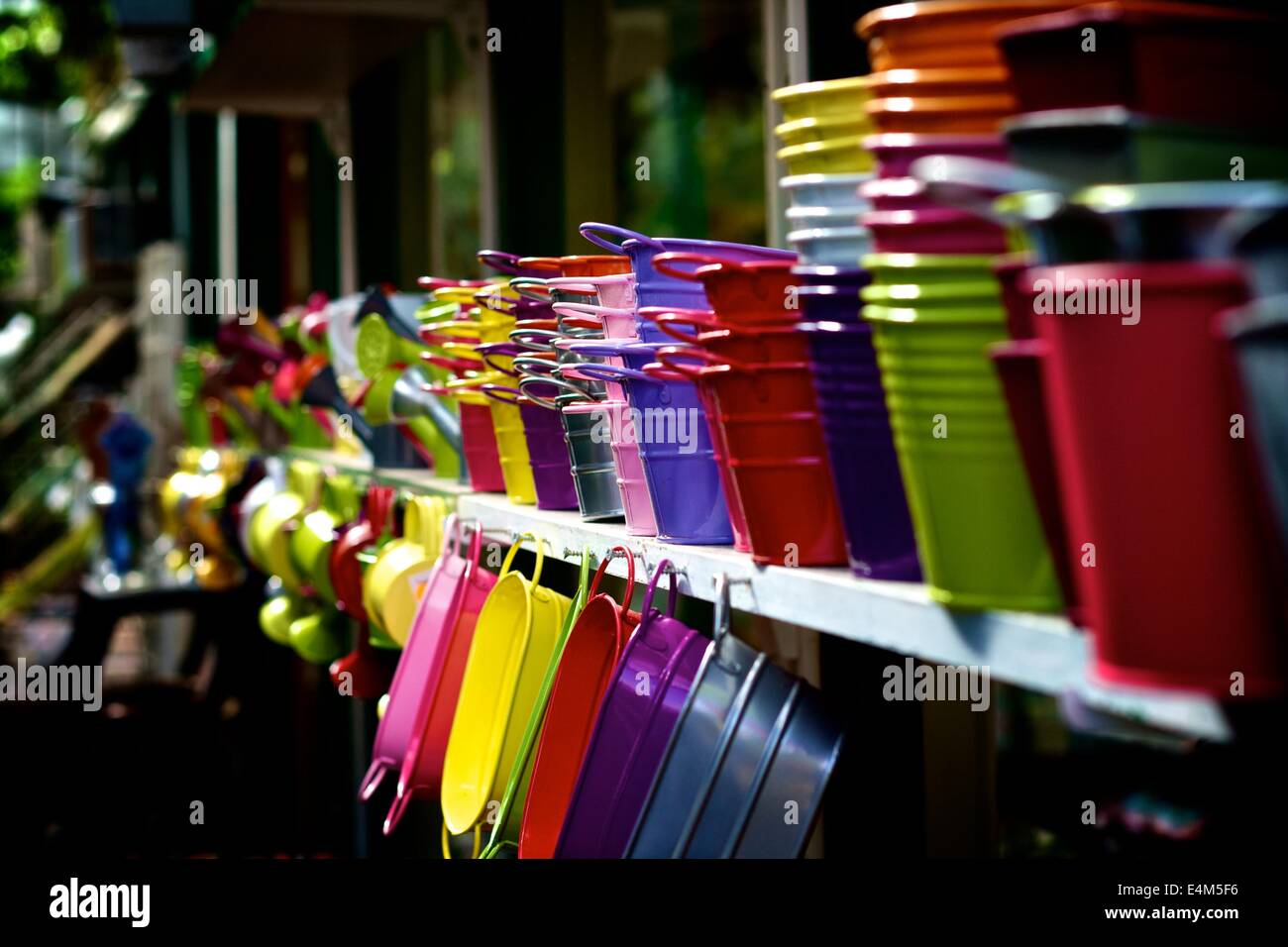 Buckets of buckets Stock Photo - Alamy