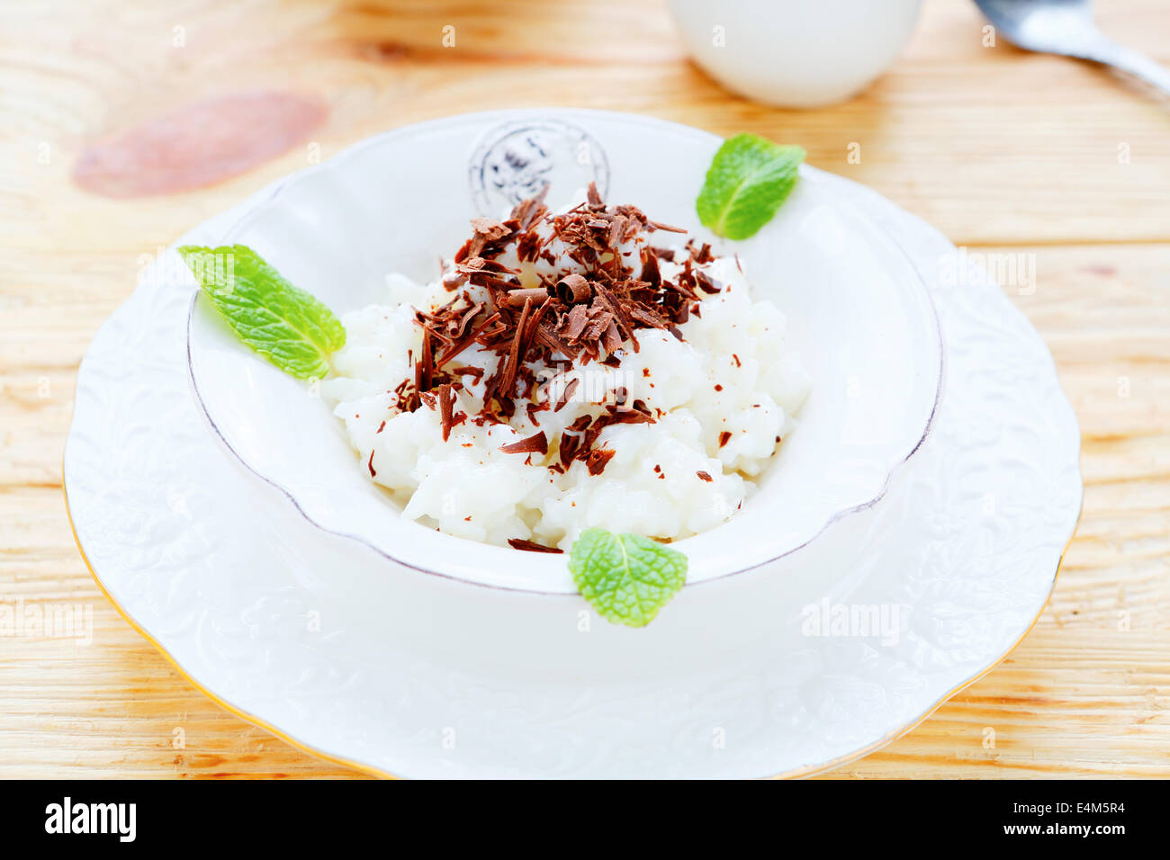 Chocolate rice pudding hi-res stock photography and images - Alamy