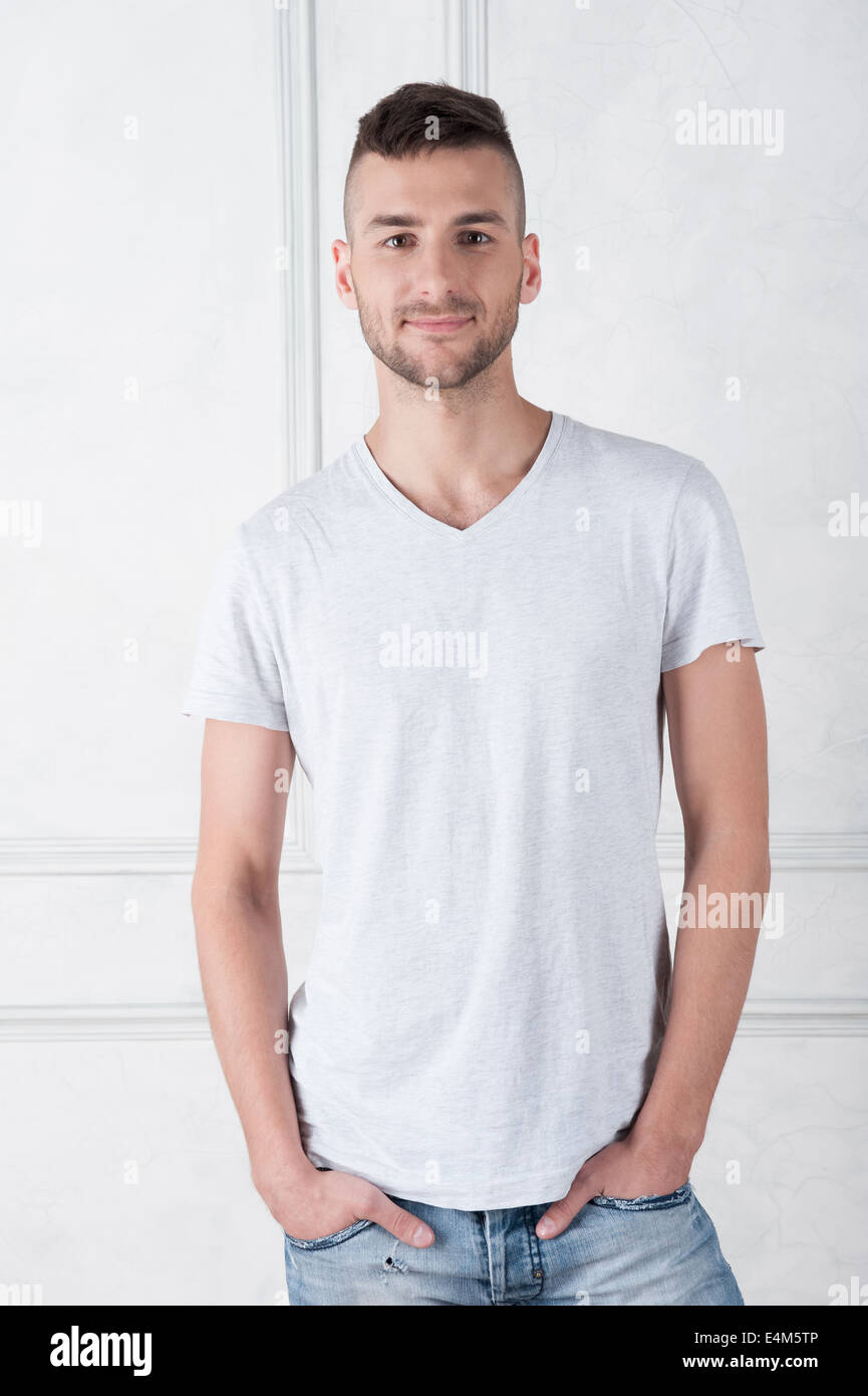 Male model natural muscular hi-res stock photography and images - Alamy