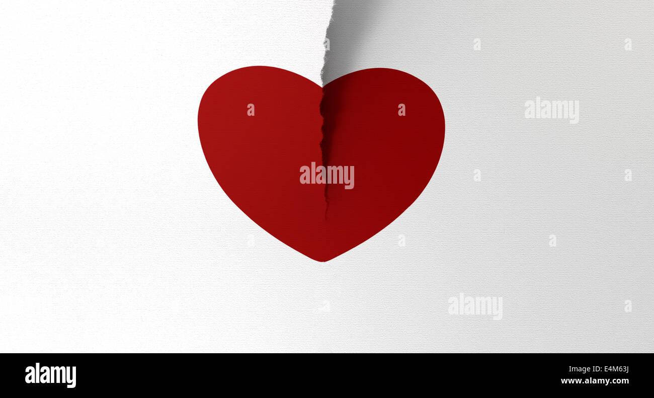 Torn heart hi-res stock photography and images - Alamy