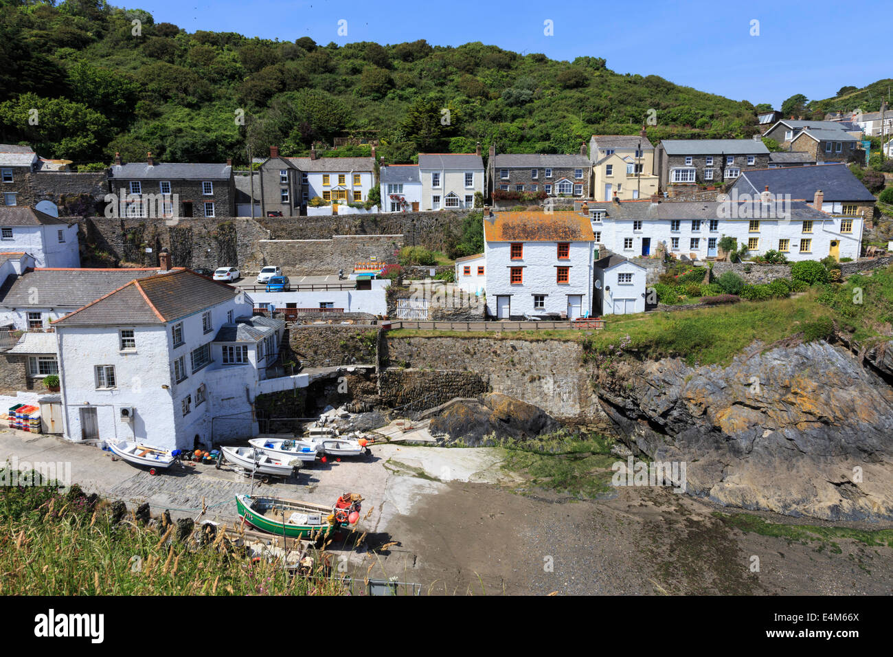 portloe cornwall england uk Stock Photo - Alamy