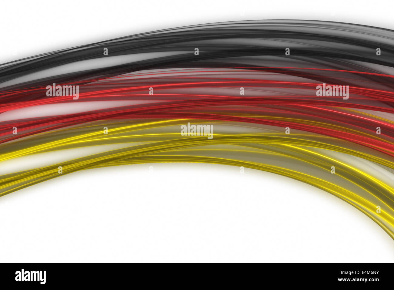 Illustrated wave with german colors for sport events Stock Photo - Alamy