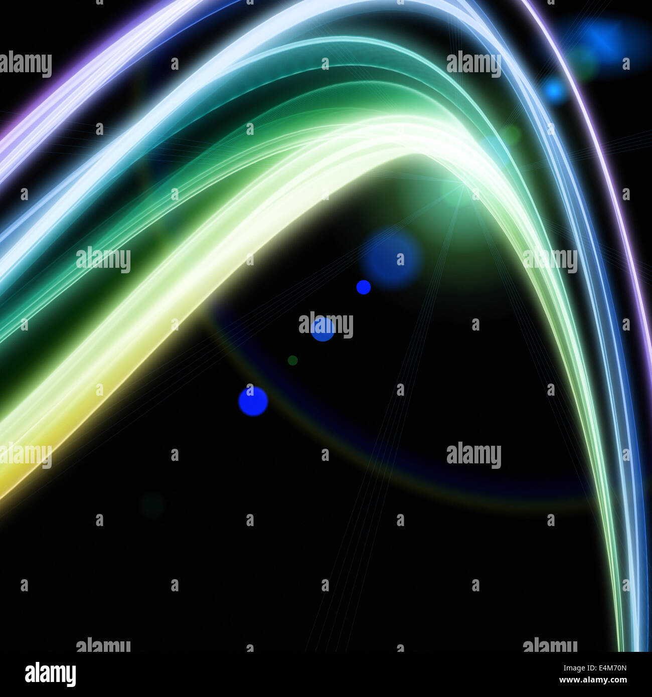 Futuristic technology wave background design with lights Stock Photo ...