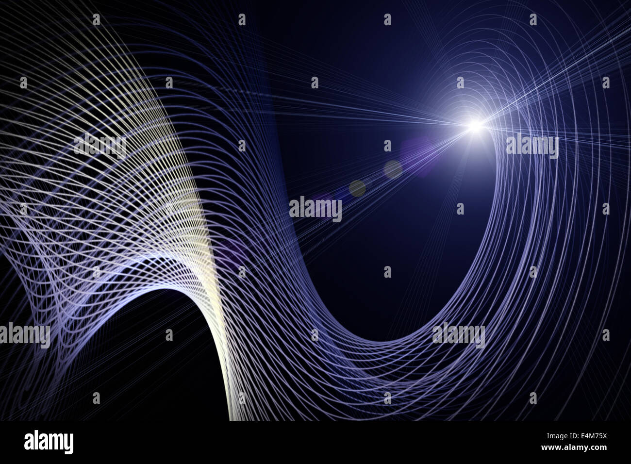 Futuristic technology wave background design with lights Stock Photo ...