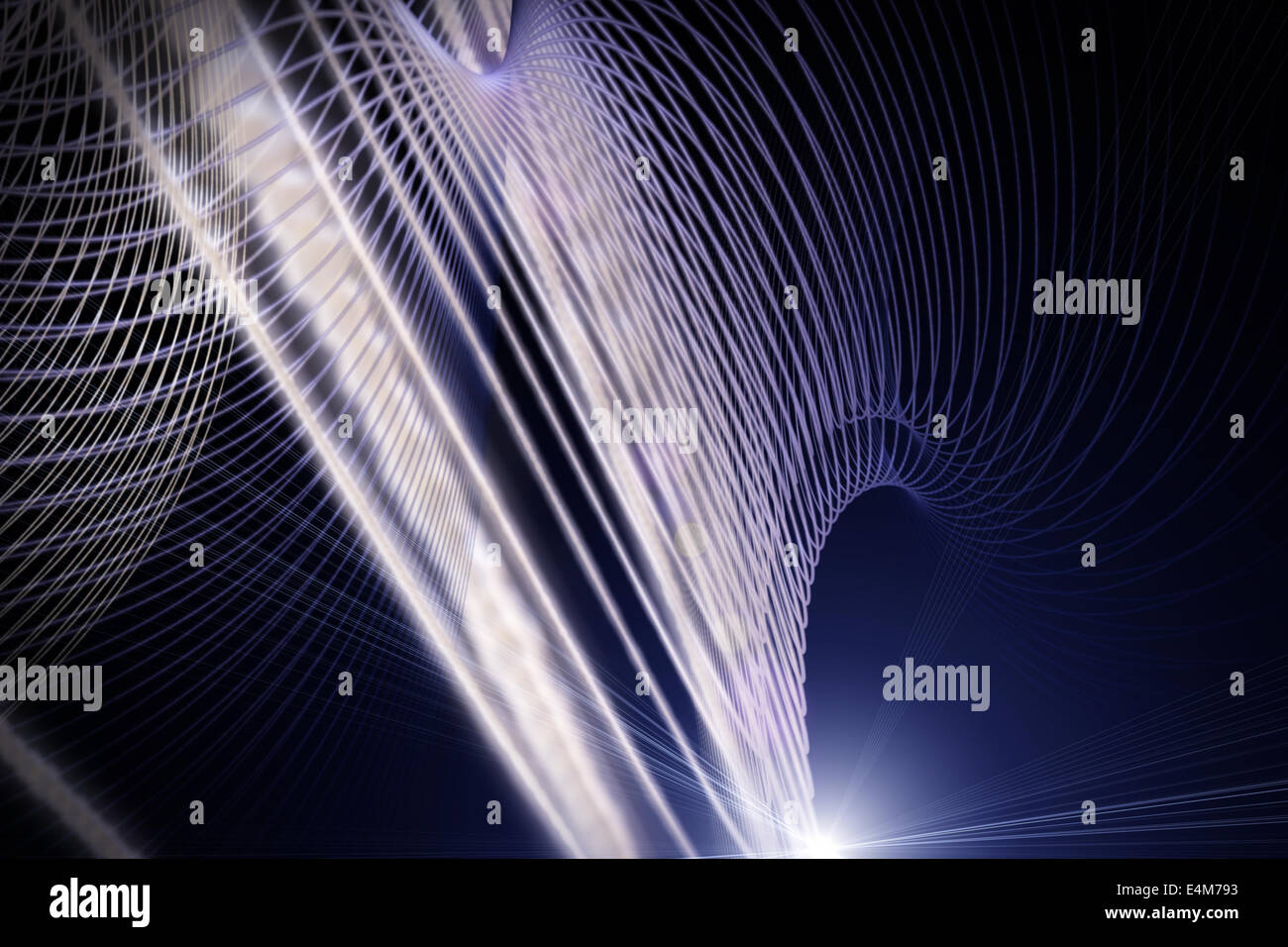 Futuristic technology wave background design with lights Stock Photo ...