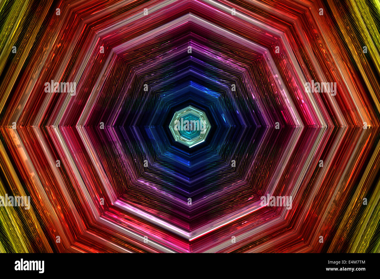 Wonderful abstract illustrated glass object Stock Photo - Alamy