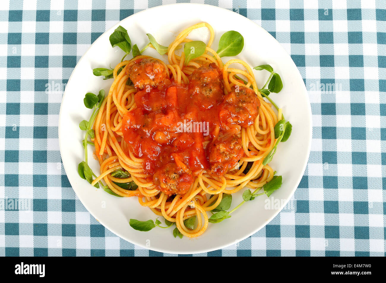 Freshly Cooked Authentic Italian Style Spaghetti Pasta In Tomato Sauce ...