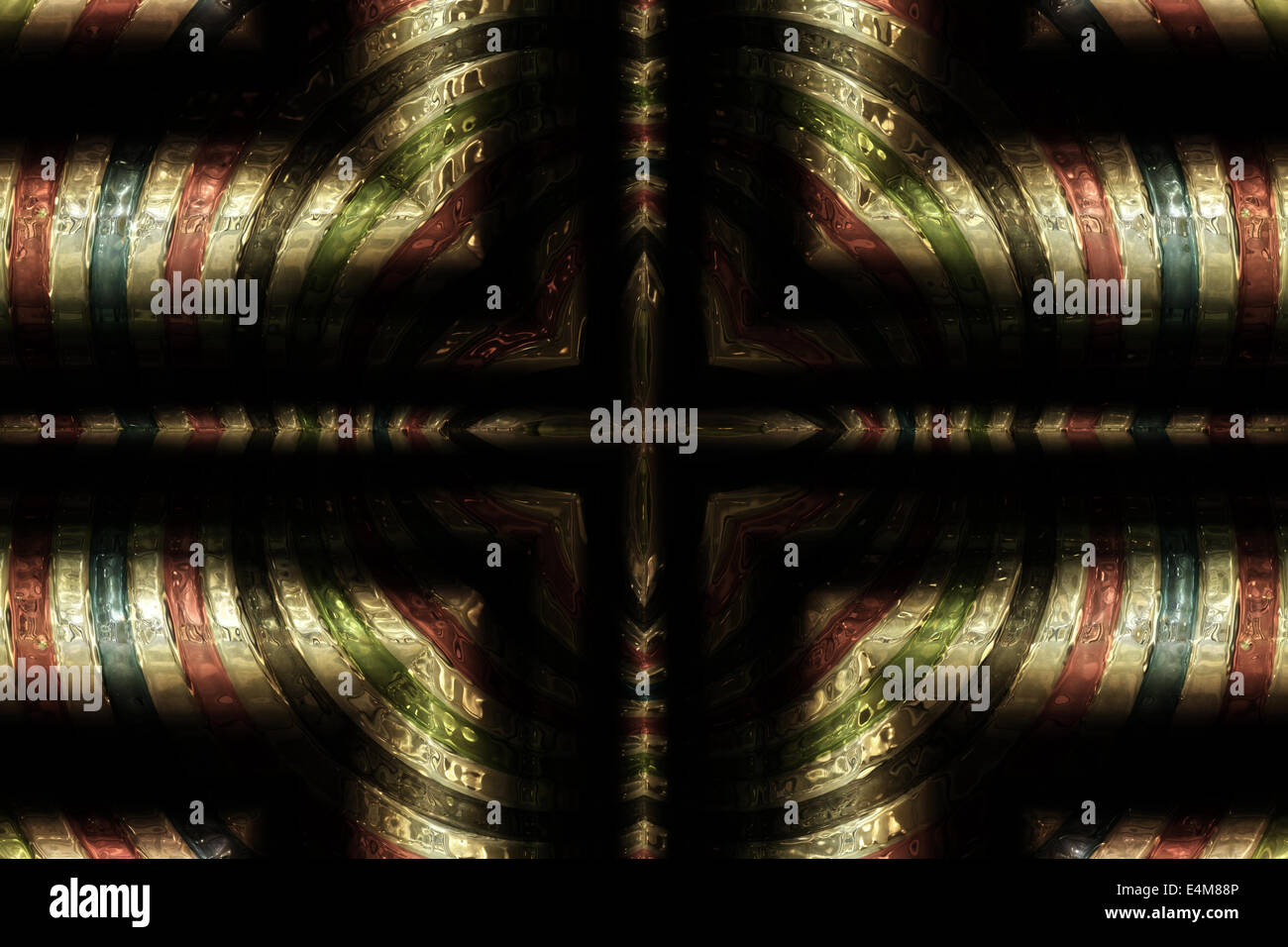 Wonderful abstract illustrated glass object Stock Photo - Alamy