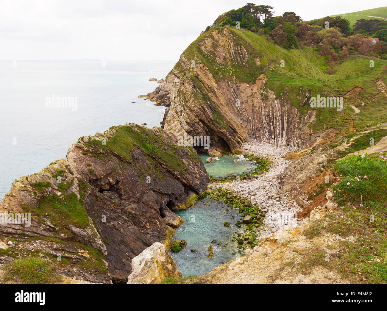 Stair Hole, Lulworth, Jurassic Coast, Isle of Purbeck, Dorset Stock ...
