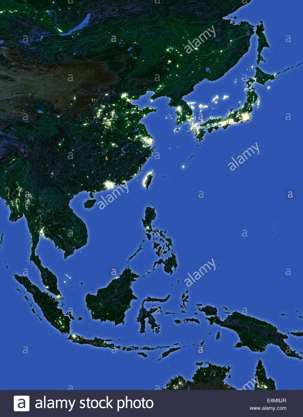 Asia Map Stock Photos & Asia Map Stock Images - Alamy