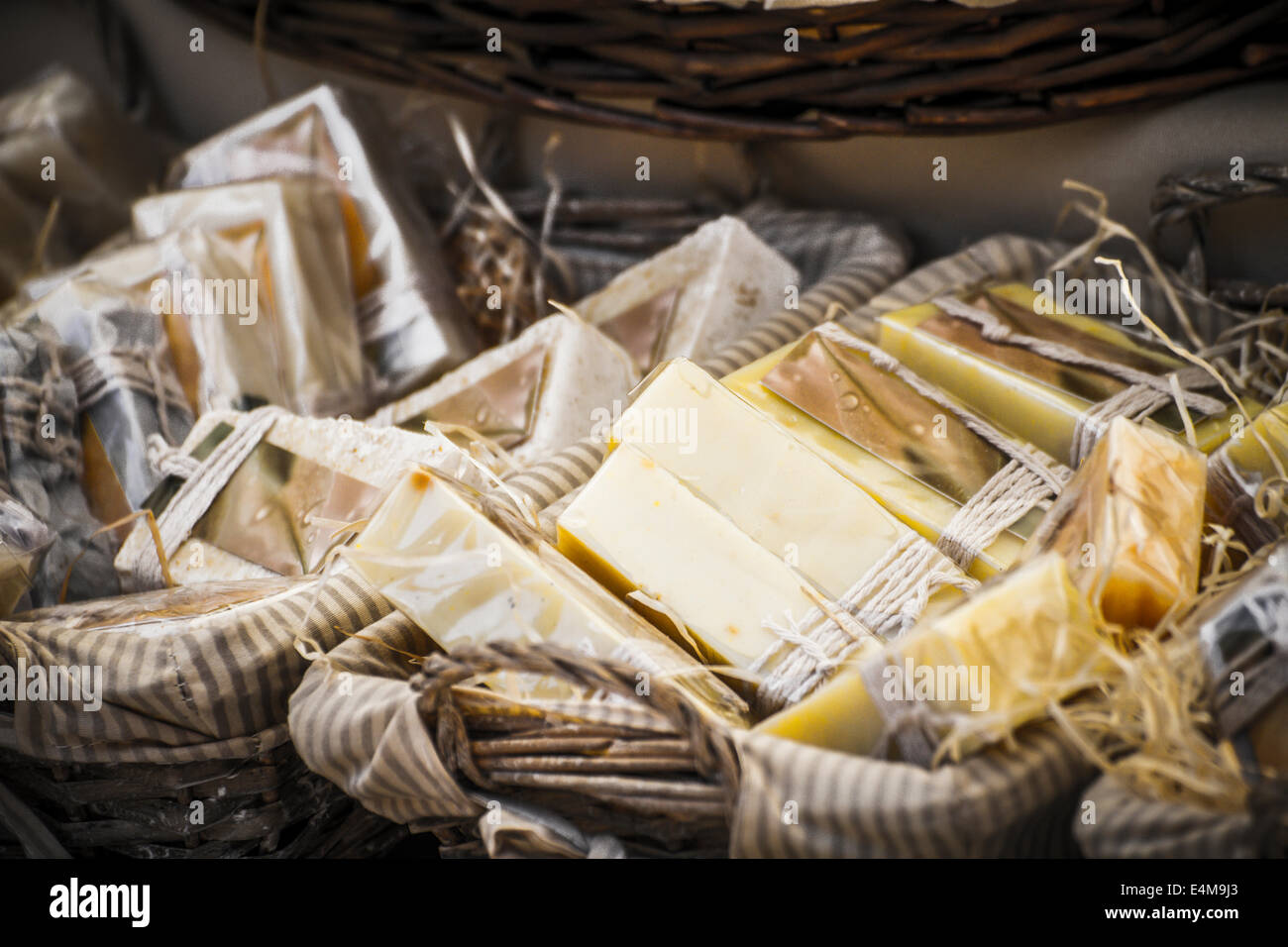 artisan soap in a medieval fair Stock Photo - Alamy