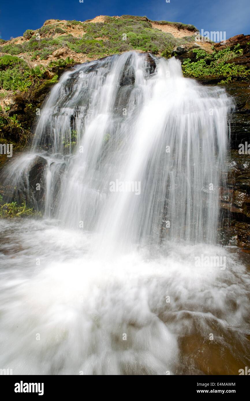 Alamere Falls in Point Reyes, California Stock Photo - Alamy