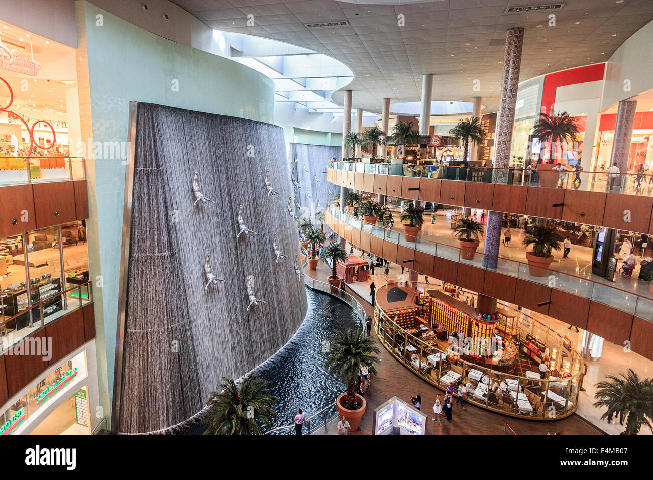 View of spectacular 24 metre (78 foot), tall waterfall with its ...