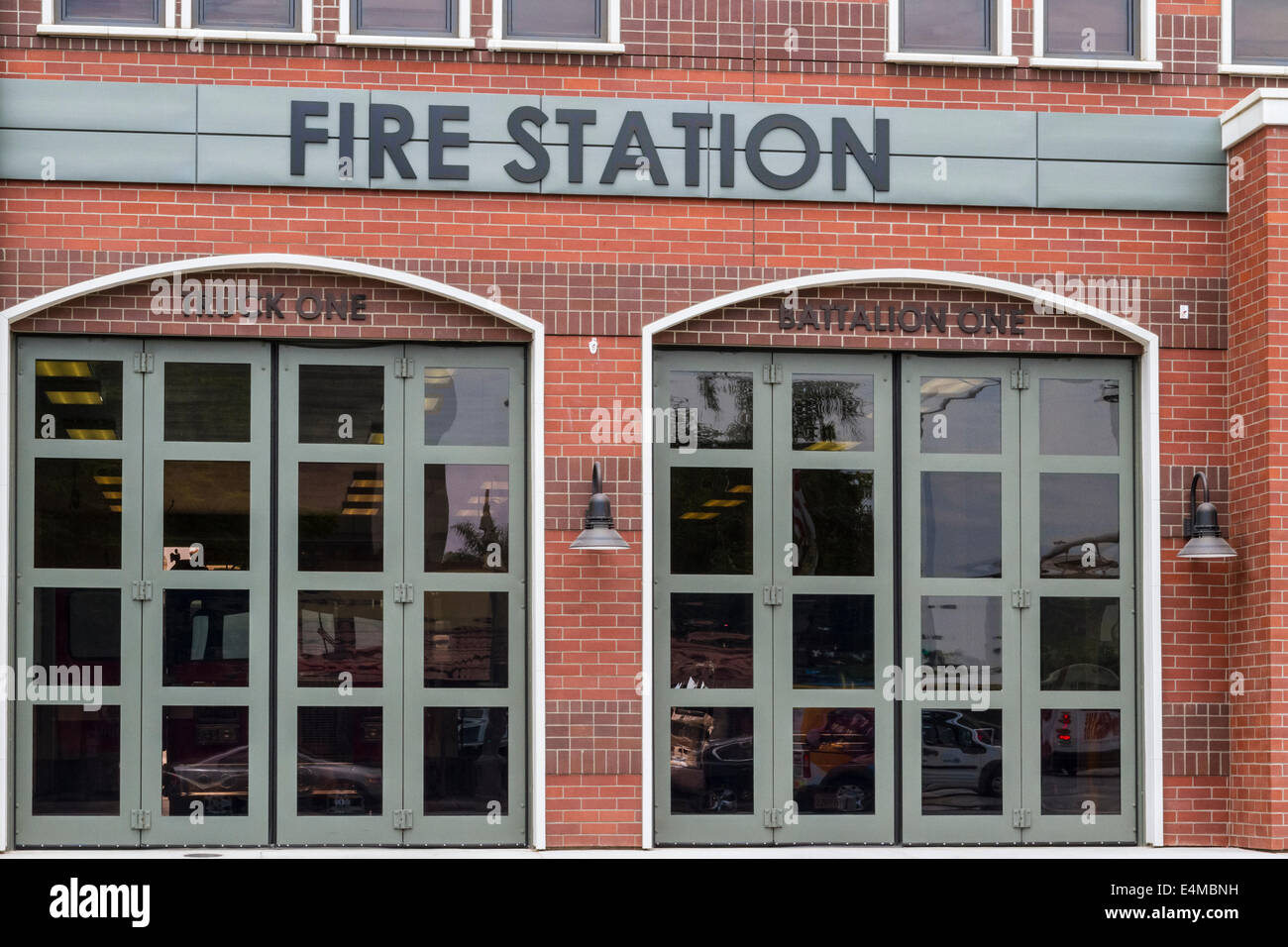 A nicely designed Fire Station in Riverside California USA Stock Photo ...