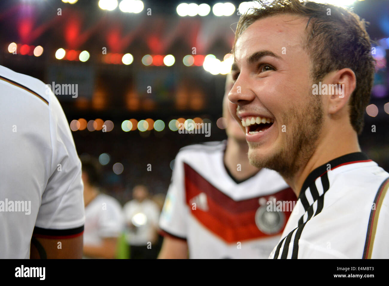 Rio De Janeiro, Brazil. 13th July, 2014. Mario Gotze (GER) Football ...
