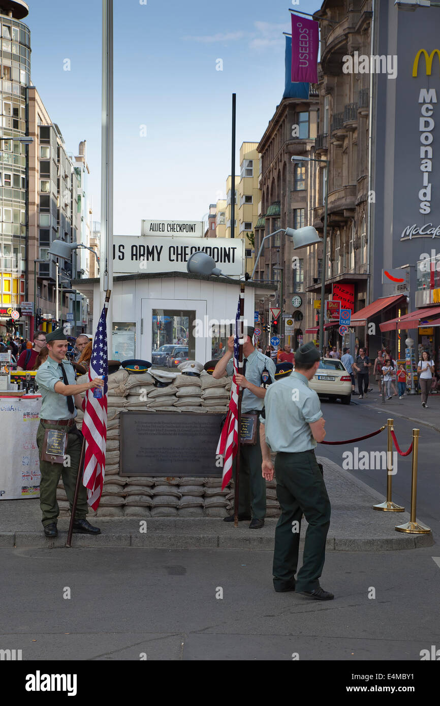 Us army checkpoint berlin hi-res stock photography and images - Alamy