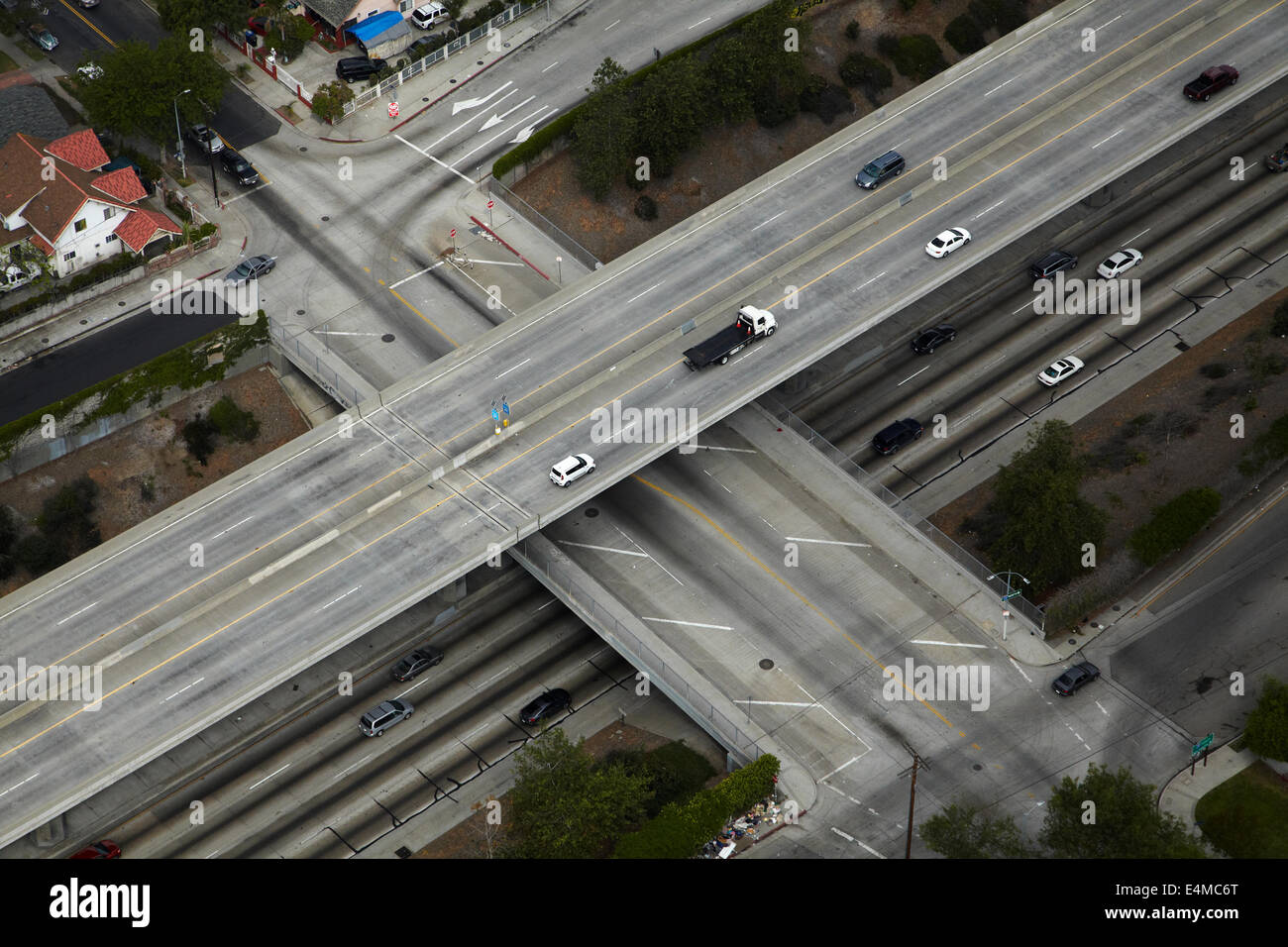 Harbor Freeway (Interstate 110 or I-110), and West 51st Street, Los ...