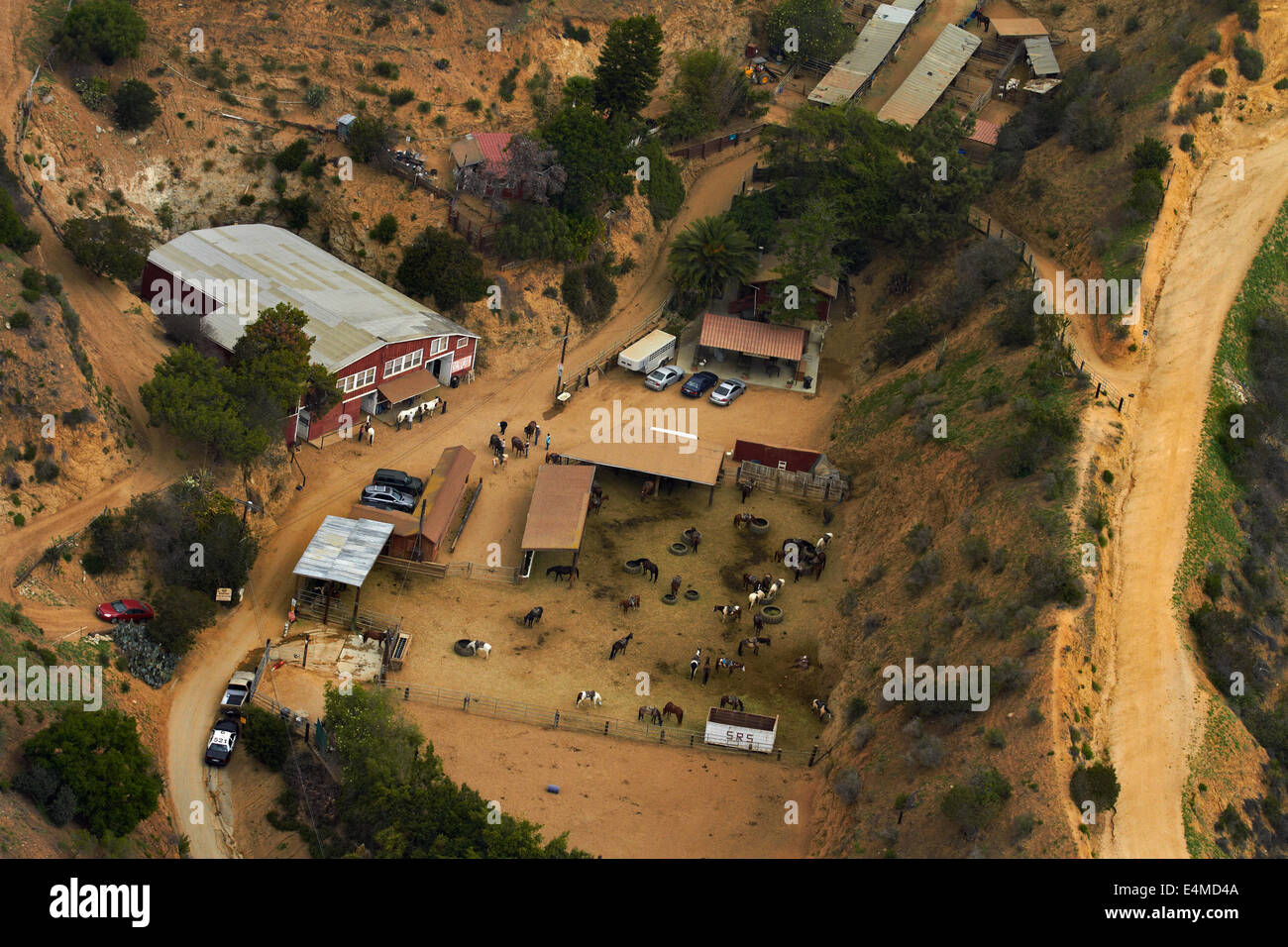 Sunset Ranch Stables, Hollywood Hills, Los Angeles, California, USA ...