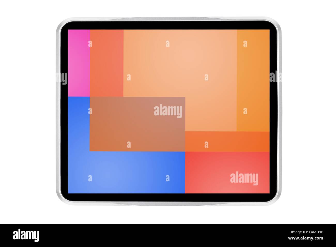 A modern technology device with a colour background Stock Photo - Alamy