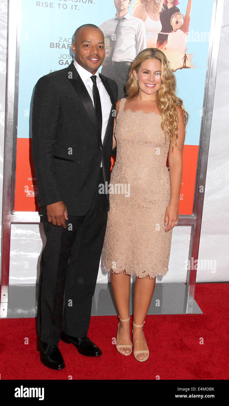 New York, New York, USA. 14th July, 2014. Actor DONALD FAISON and his ...